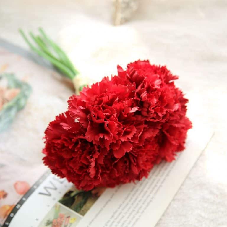 Artificial Flower Carnations Bouquet - Artificial Flowers Store