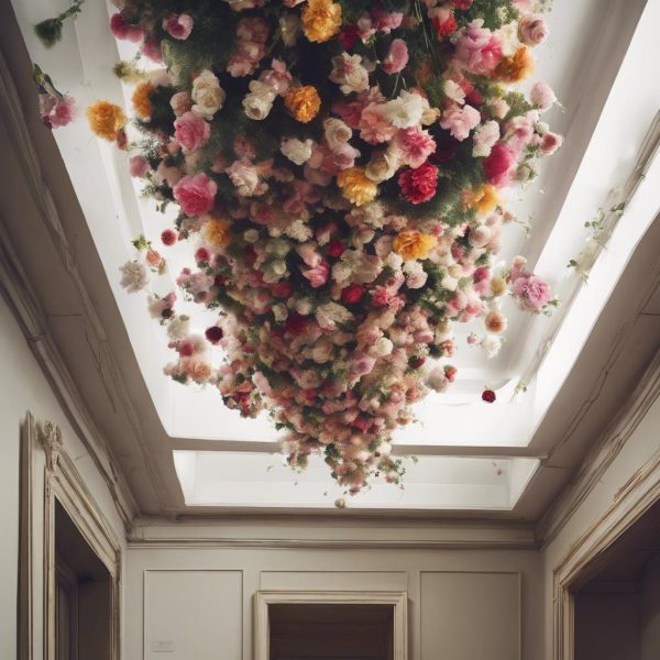 DIY: Hanging Fake Flowers from Ceiling - Artificial Flowers Store
