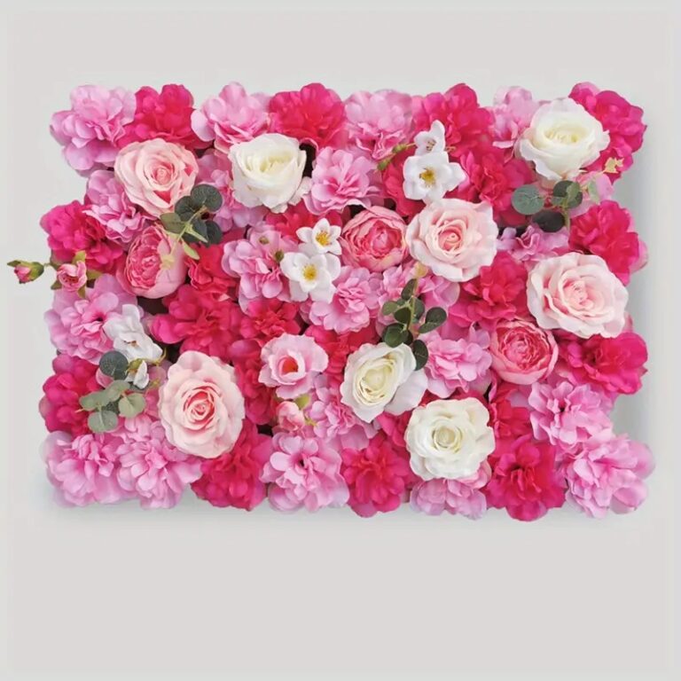 Rose Hydrangea Artificial Flower Wall Panel - Artificial Flowers Store